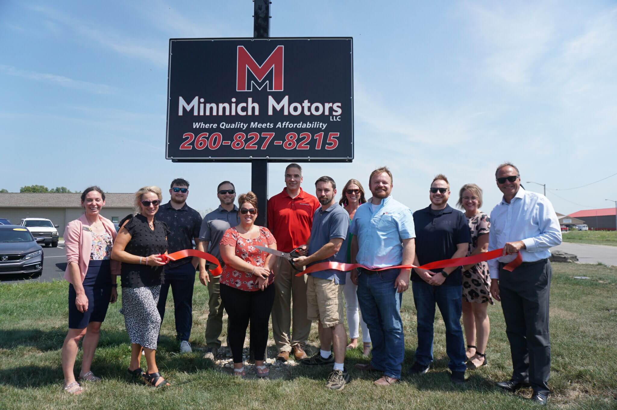 Ribbon Cutting Ceremony for New Business, Minnich Motors Providing ...