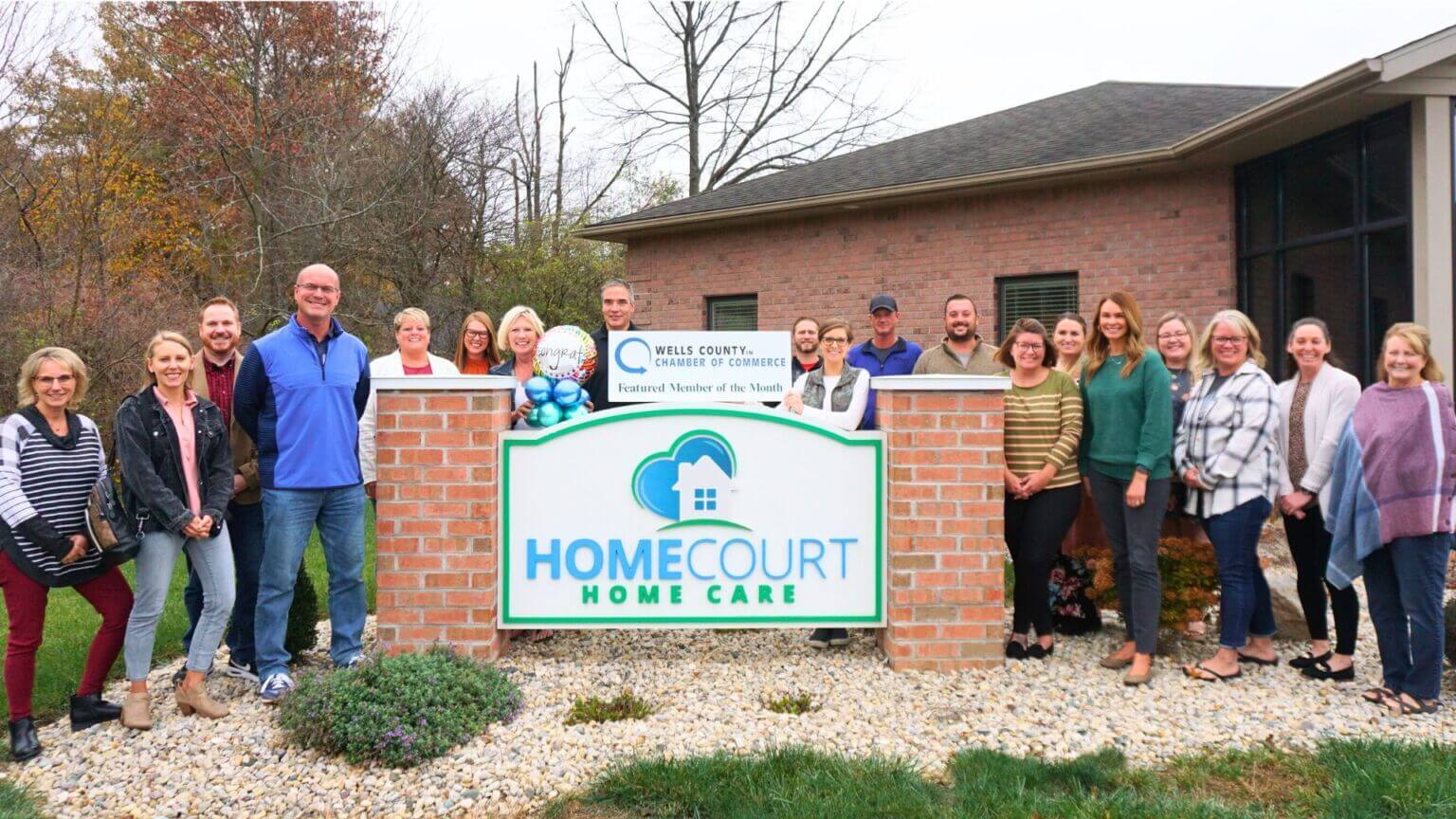 Wells County Chamber of Commerce Celebrates HomeCourt Home Care as ...